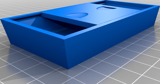 Sliding lid box (print in place) by refridgiraider 3d model