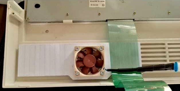 Amiga 600 Case Top Airflow Duct by doc_west 3d model