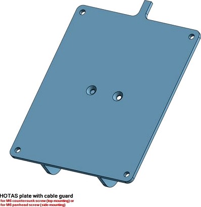 HOTAS Table Mount (Logitech X56 / Saitek X56) by Stano319 3d model