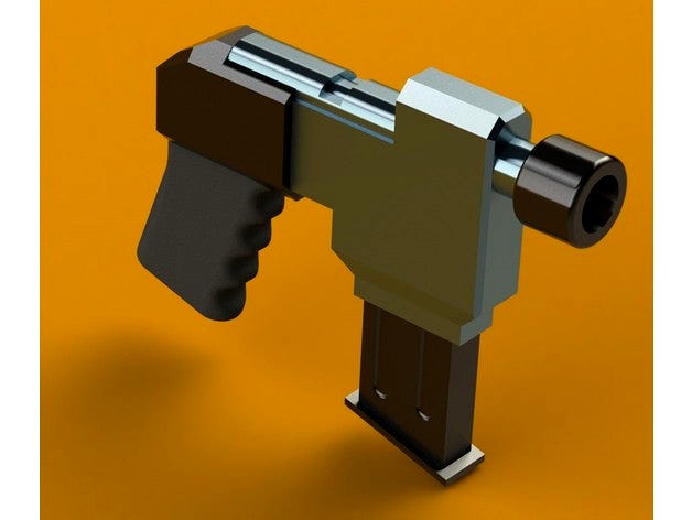Risk of Rain Commando's Pistol by Plastic_Isotope 3d model