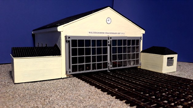 Tram depot in H0 / HO by NordicTram 3d model
