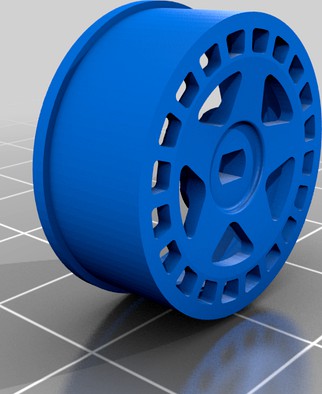 Mini Z/Xmods AWD Turbomac Wheels by CheapAzHobbies 3d model