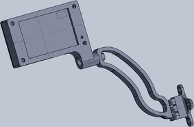 (BTT) TFT35 v2 Display Mount by lukeone 3d model