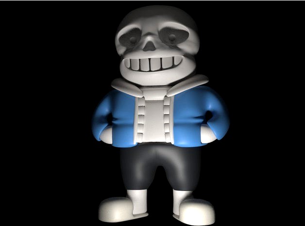 Sans from Undertale by lazyphoton 3d model