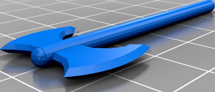 Melee weapon pack for Lego minifigures by Paul_Zak 3d model