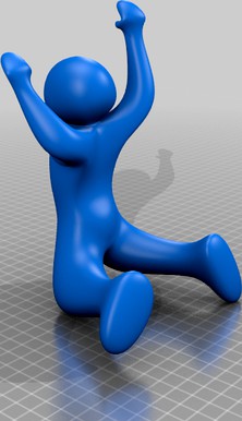 Sticky Figure by xmaspako 3d model