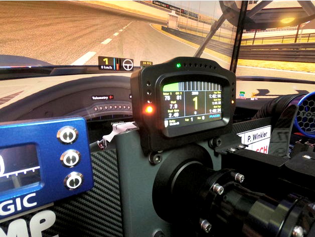 Simracing Dashboard - Nextion 4,3 by PeterWdorf 3d model