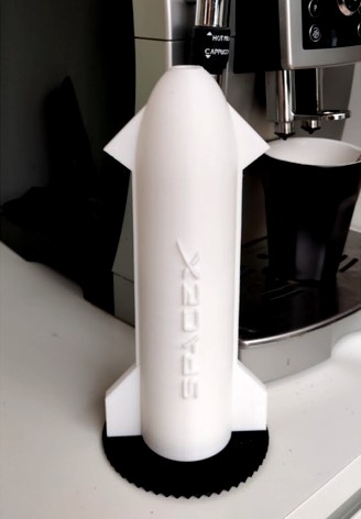 SpaceX Starship Sugar Shaker by nusso 3d model