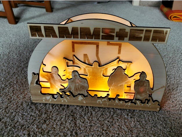 Rammstein Christmas Decoration by hackeklaus 3d model