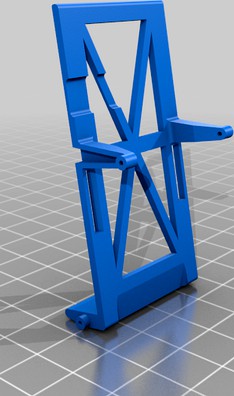 Axial SCX24 Deadbolt modified battery tray by agates1967 3d model