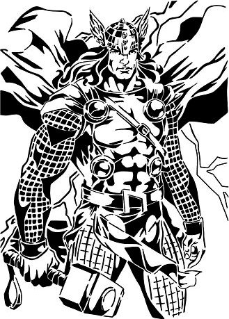 Thor stencil 4.1 by Longquang 3d model