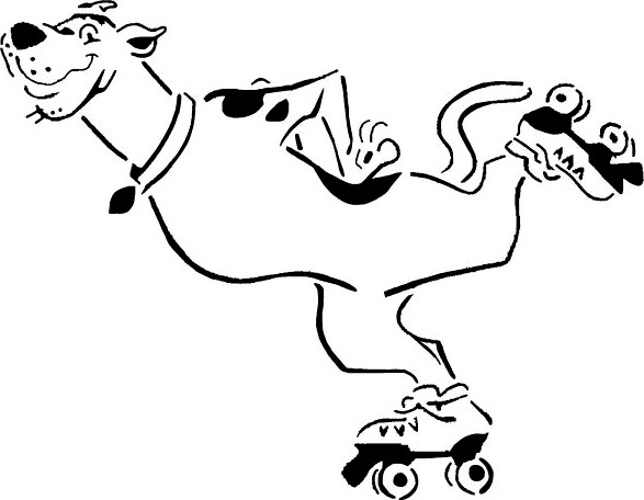 Scooby Doo stencil 2 by Longquang 3d model