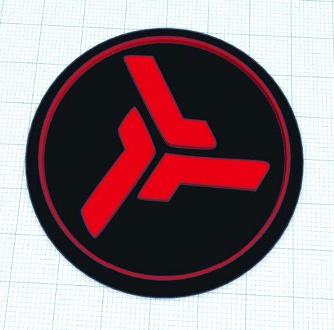 Triglavian Modular Logo Insert by rkxone 3d model