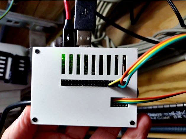 P1mon raspberry pi + protoboard case by DrBlokmeister 3d model
