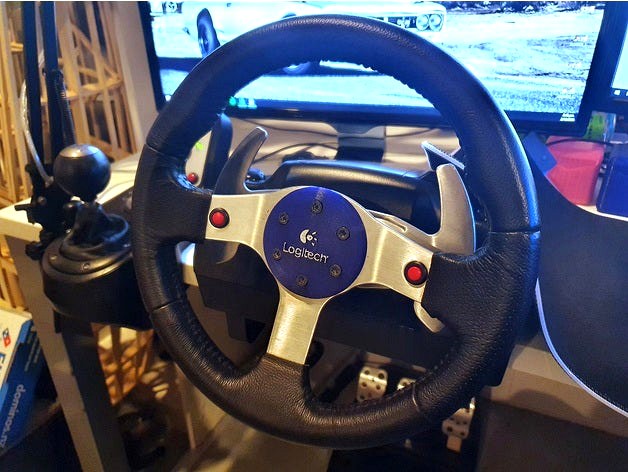 Logitech G25 Front Logo Plate by Tobleronay 3d model