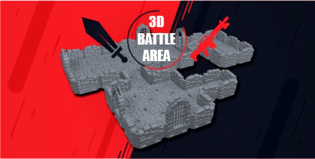 3D Battle Area : Dungeon of Heroes by 3Dbattlearea model