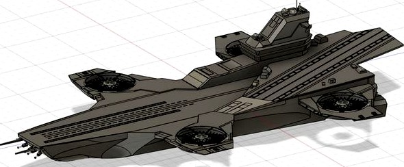 Helicarrier by TheJadeRabbit 3d model