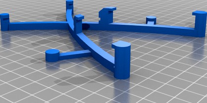 Arduino Mega and Breadboard holder by DaveAZ 3d model