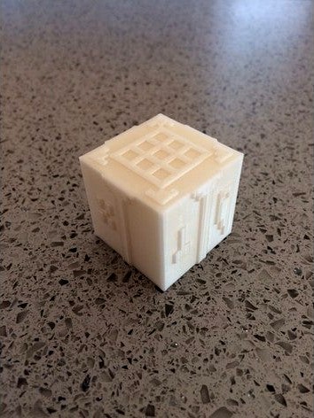 crafting table from minecraft by droneboy22 3d model