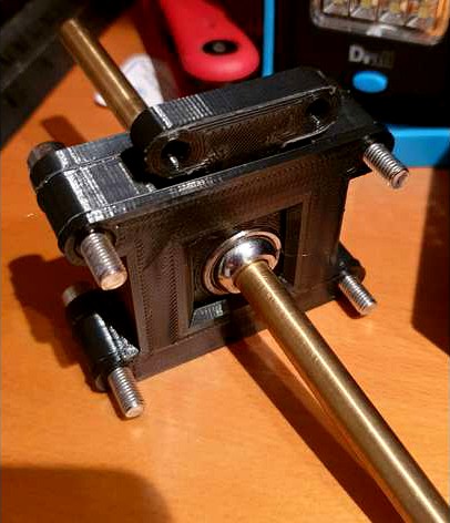 The Original 3D Printed Coaxial Mount for Gun Rifle Rest by owendrew model