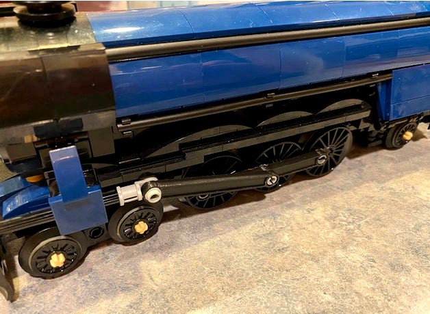 LEGO Steam Locomotive Connecting Rods by rjboonstra 3d model