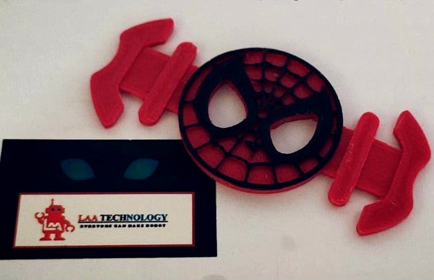 Spiderman Mask Extension by LaaTech 3d model