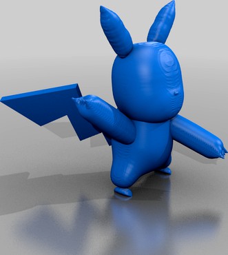 Pikachu 3D Model STL Format by carlosrochabr