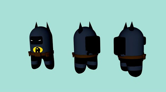 Batman Among Us by Kalmar 3d model