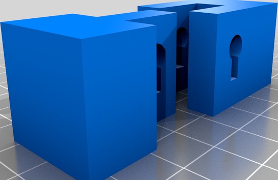 Mortise Lock Demo by spacebuck 3d model