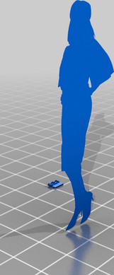 2x2 AA battery box with lid by enhvacsy 3d model