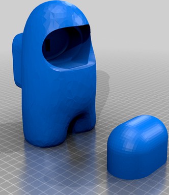 Among Us Lamp for Led Strip by Aquaboy1987 3d model