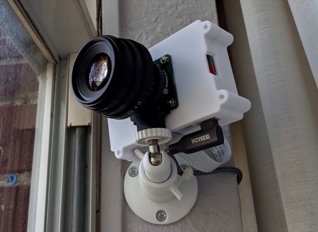 Raspberry Pi 4B Case for HQ Camera Module by sbkirby 3d model