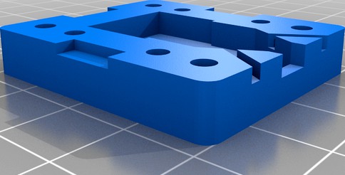 MPX plug form for hot glue by 3D-Muc model