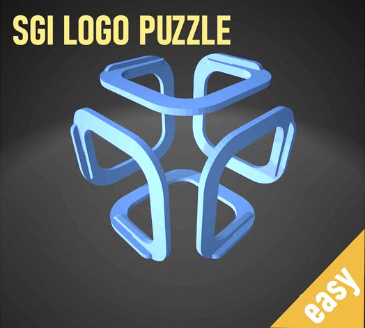 Infinite cube - SGI Logo by Bragion 3d model