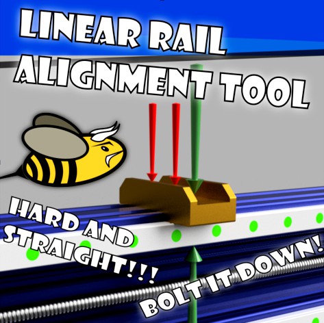 Workbee CNC Linear Rail Alignment Tool Workbeast CNC Mod by ...