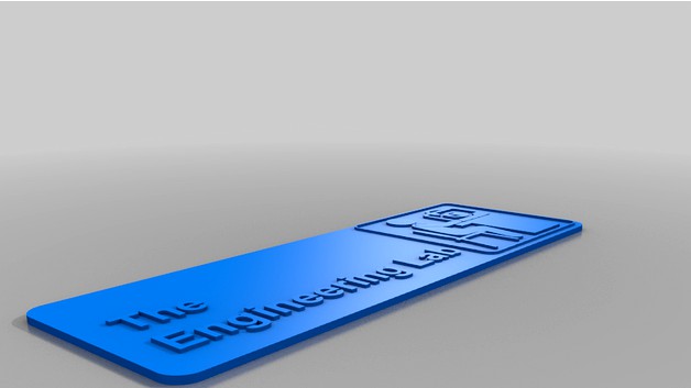 Engineering Lab Sign by kdyorn 3d model