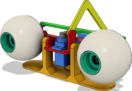 Animatronic Eye Mechanism by Murtaza_Hassan 3d model