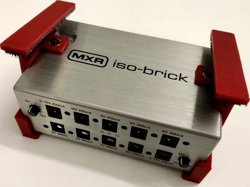 MXR ISO Brick pedalboard mount by microstrat 3d model