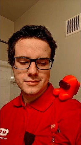 Among Us Crewmate (Magnetic)(Sitting) by origamitaco 3d model