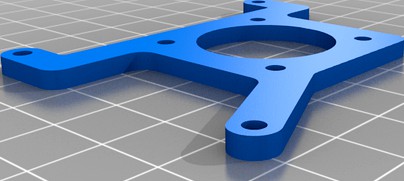 30mm Fan Mount for Raspberry Pi 4 by therealbatman420 3d model