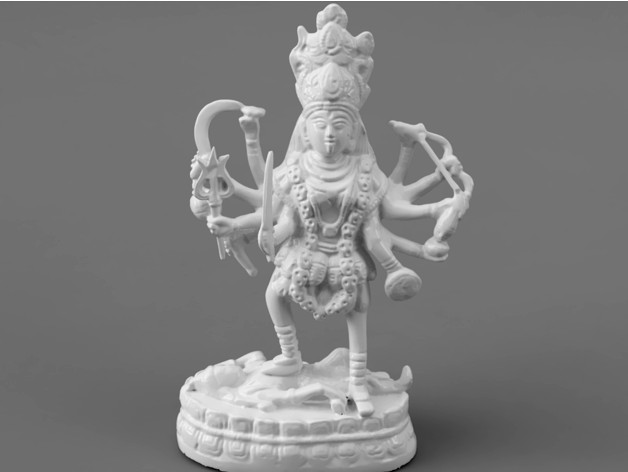 Maha Kali - Goddess of Time, Death and Doomsday by ScanHinduHeritage 3d ...