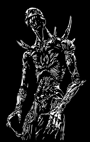 Nausicaä's Giant God stencil by Longquang 3d model