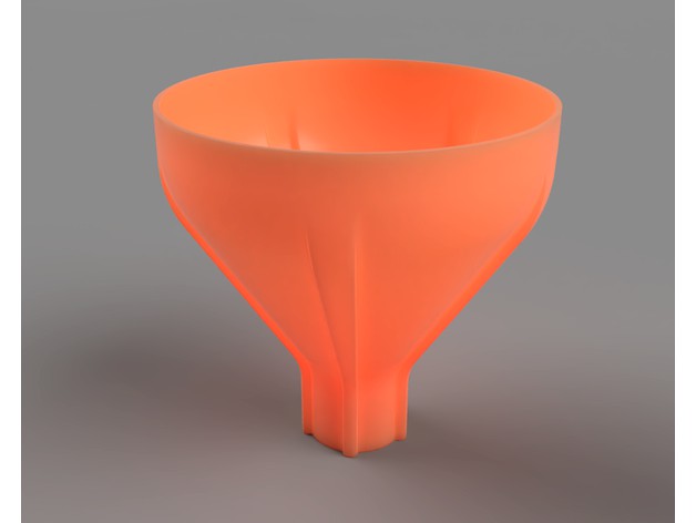 Vented funnel (vase mode) by mtlux 3d model