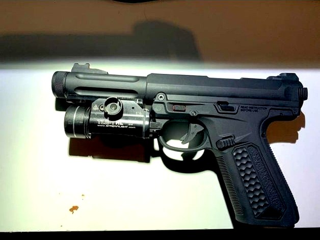 Action Army AAP01 Front Rail by TritonCustom 3d model