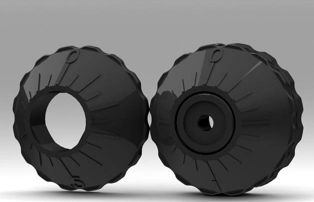 Proxxon PD210 Handrad / Lathe Hand Wheel M5 thread by 3DLeeds model