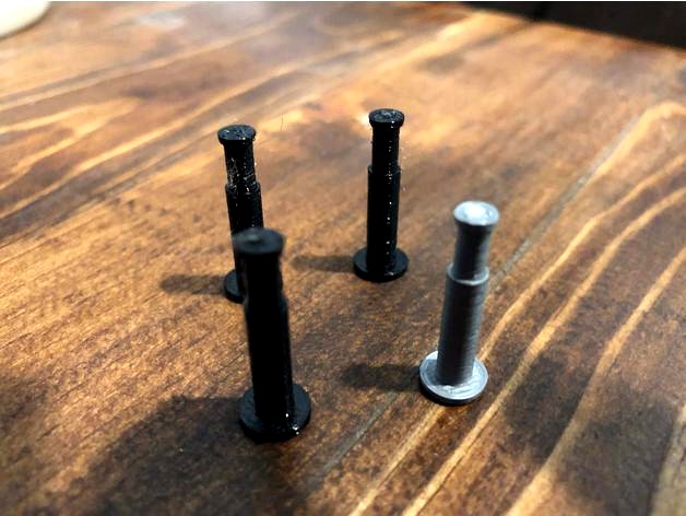 NR200 Top Fan Mount Push Pin for 15mm Noctua fan by jumpyj 3d model