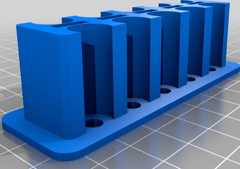 Eppendorf holder with magnetics for magnetic separation by hinge 3d model