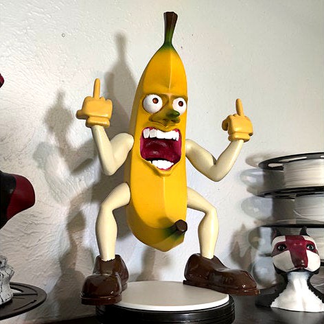 Rude Banana by Psdwizzard 3d model