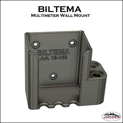 Multimeter Holder BILTEMA by TobbesCustomDesign 3d model