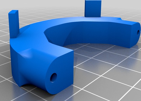 Ninebot Max G30 Schlosshalterung / Lock holder by E5tian 3d model